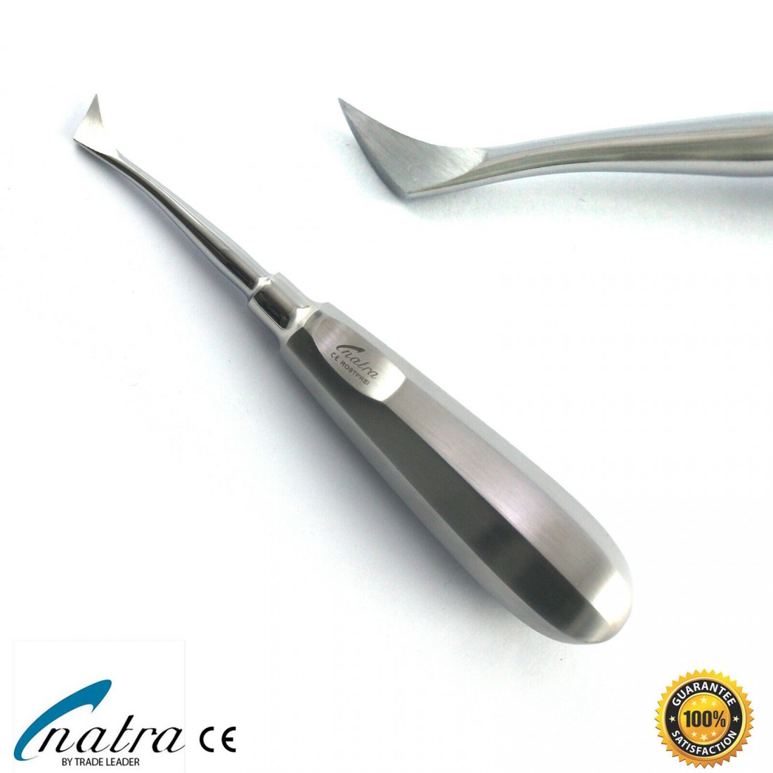 2 Pcs Dental Root Elevators Oral Surgery PDL Luxating Cryer Elevator
