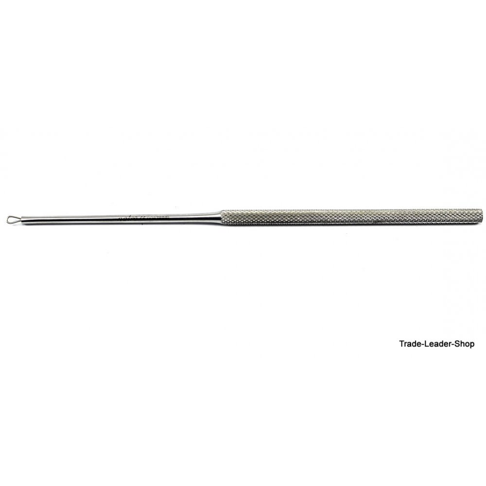 Billeau ear loop curette ENT 16 cm Otology surgery 3 sizes 1/S 2/M 3/L
