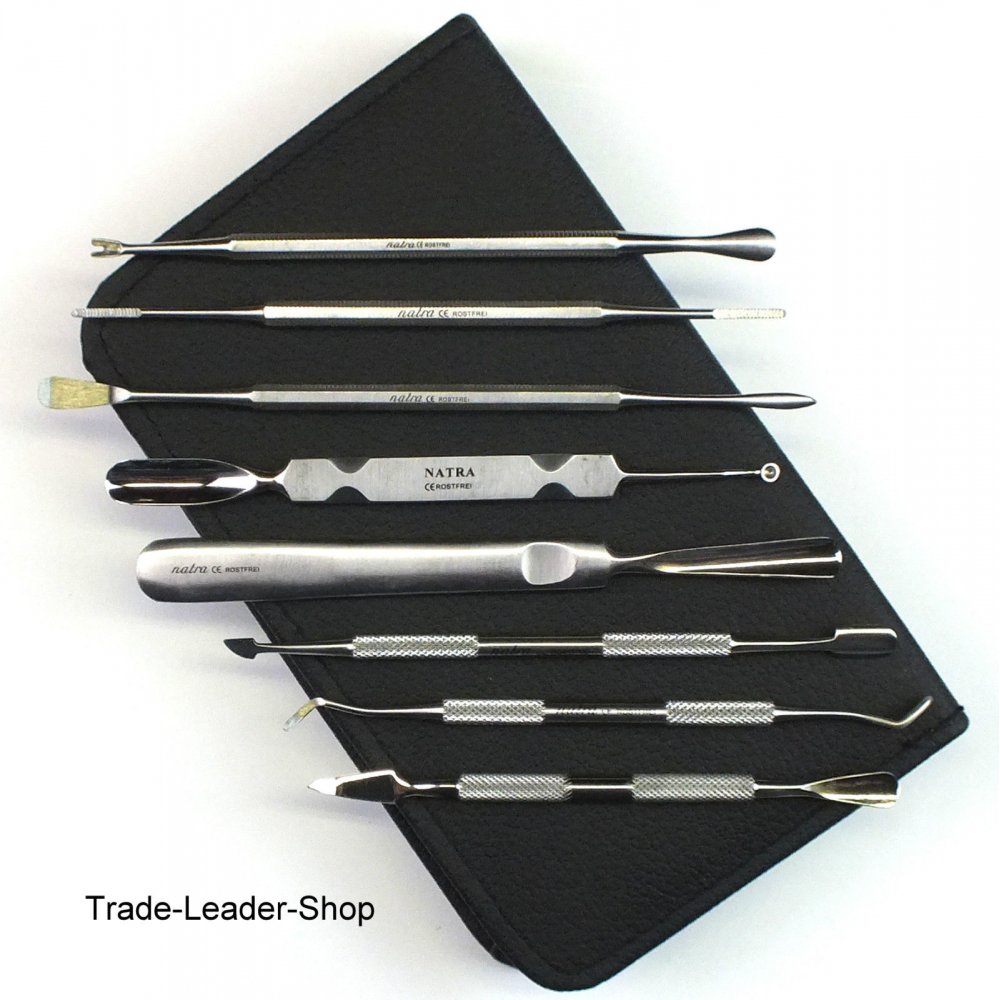 Nail Care Gift Set Manicure Pedicure Pusher Bone Nail Cleaner NATRA