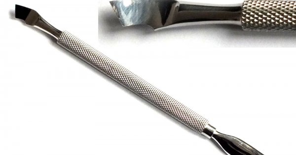 Cuticle Pusher, Gouges, Nail, Spatula, Pro Pusher NATRA German Quality