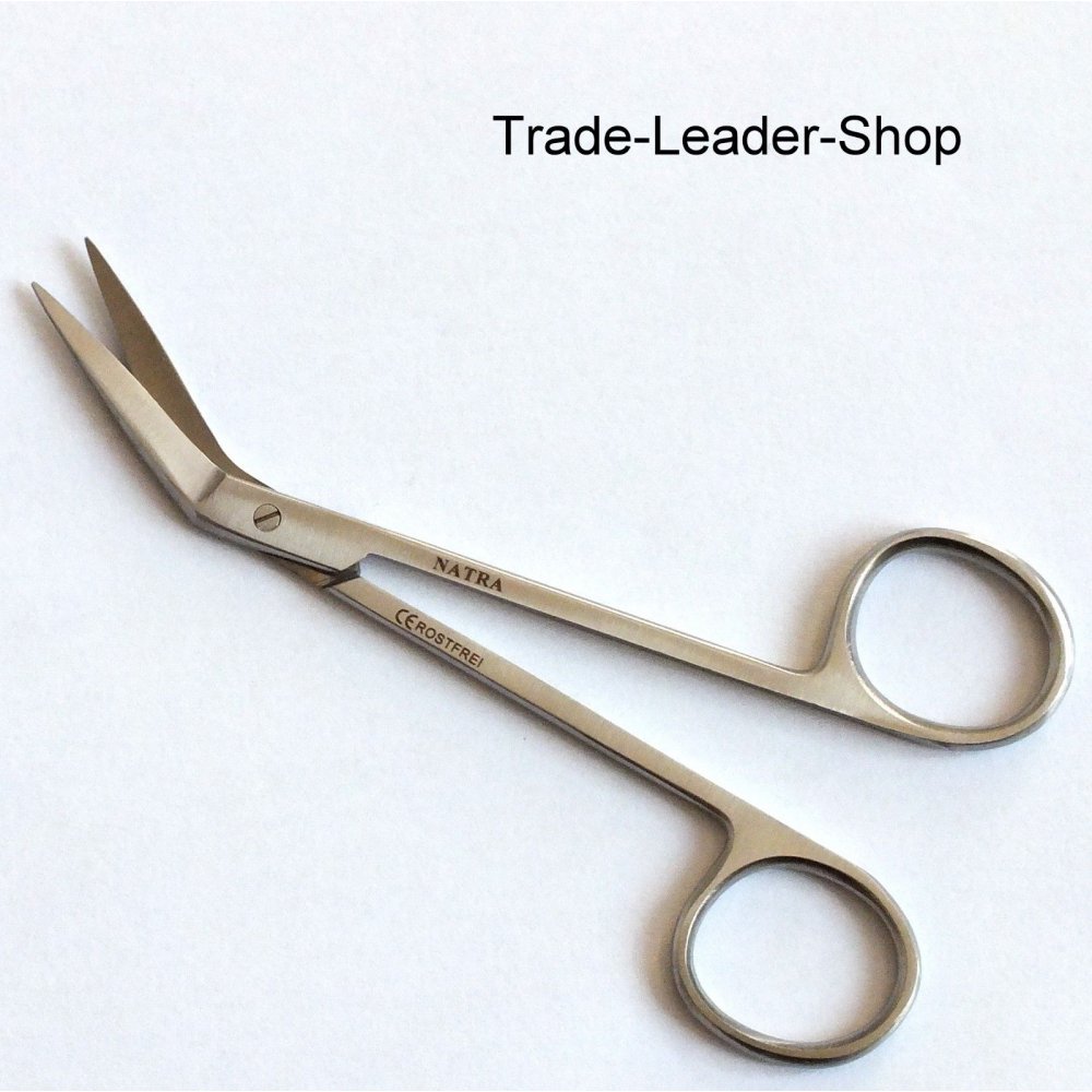 Iris Scissors angled surgical Dental surgery Gum Piercing shears 12 cm ...