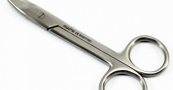 Crown Scissors straight 12 cm surgical shears teeth dental dentist ...
